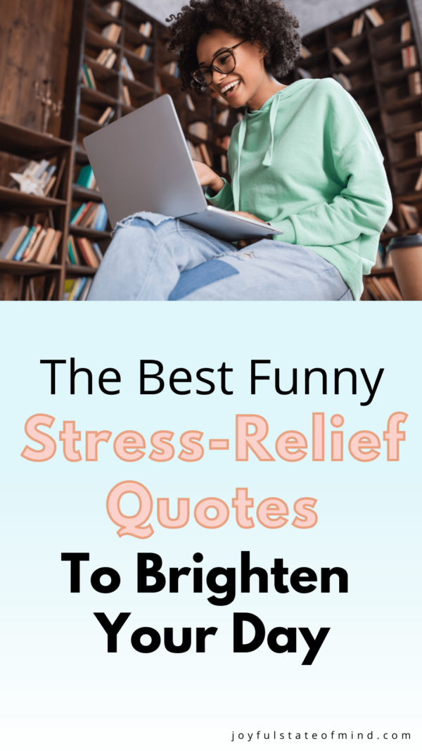 Stressed Out? The 43 Best Funny Stress-Relief Quotes - Joyful State of Mind