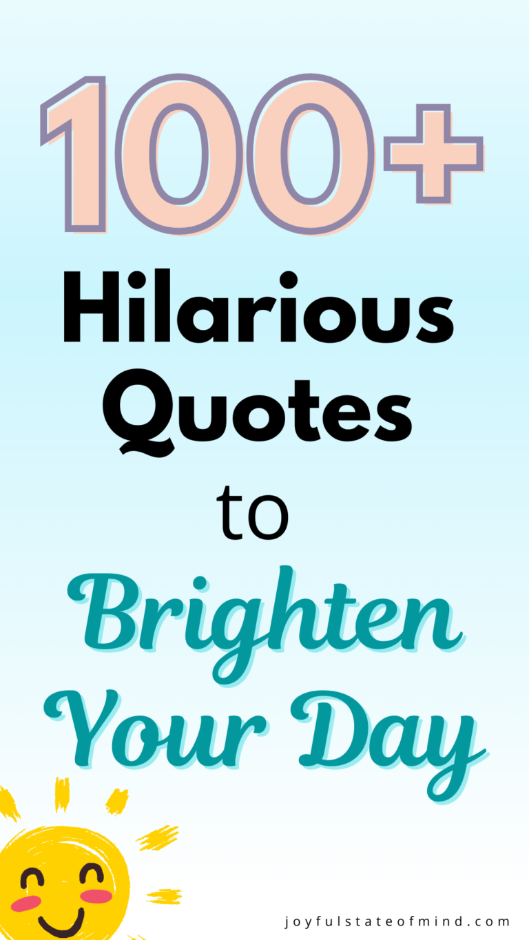 100+ Hilariously Funny Quotes About Life Lessons - Joyful State of Mind