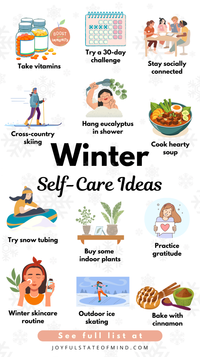 33 Winter Self-Care Ideas to Stay Happy & Healthy - Joyful State of Mind