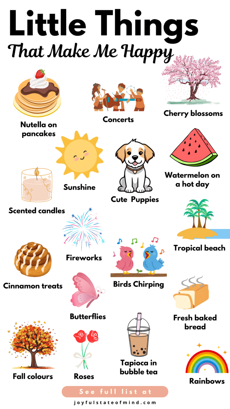 125 Things That Make Me Happy & Can Brighten Your Day Too! - Joyful ...